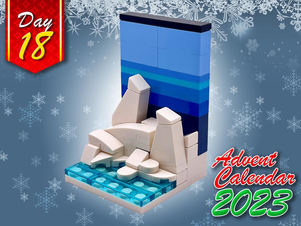 LEGO MOC Advent Calendar Day 18 - Glacier by IBrickedItUp | Rebrickable ...