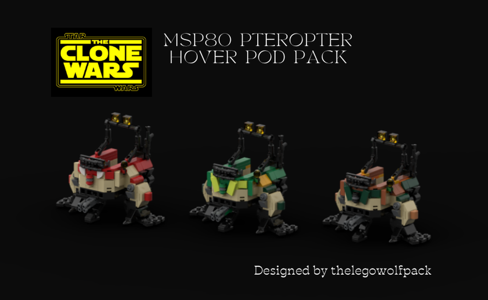 LEGO MOC MSP80 Pteropter hover pod pack by thelegowolfpack ...