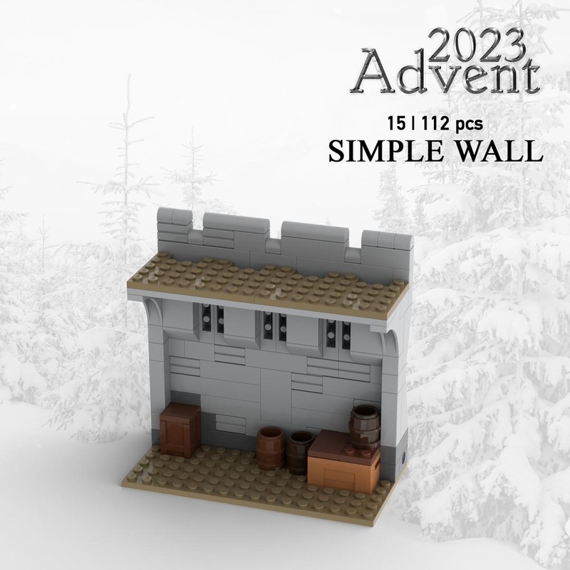 LEGO MOC Wall by peter.keith | Rebrickable - Build with LEGO