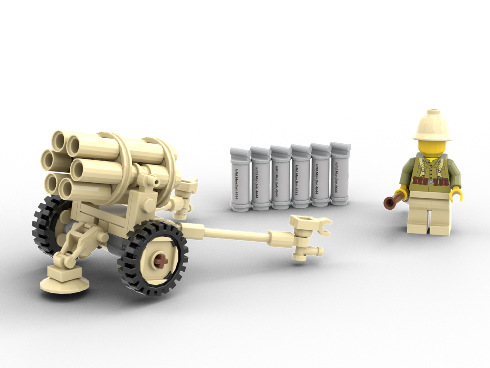LEGO MOC Nebelwerfer 41 - WW2 German Rocket Launcher (1:35 minifigure ...