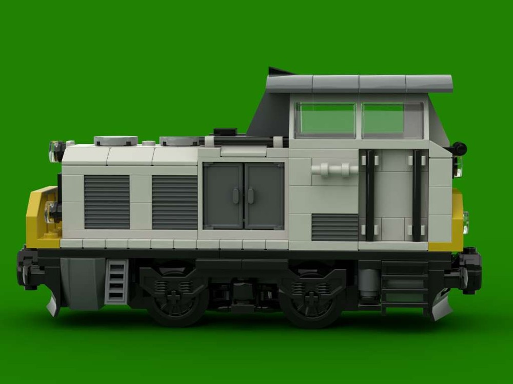 LEGO MOC Shunting locomotive by Snorri666 | Rebrickable - Build with LEGO