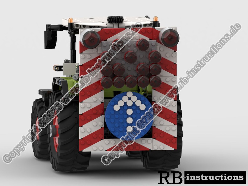 Lego Moc Barrier Board For Claas Xerion 5000 Fastrac Or Other Tractors