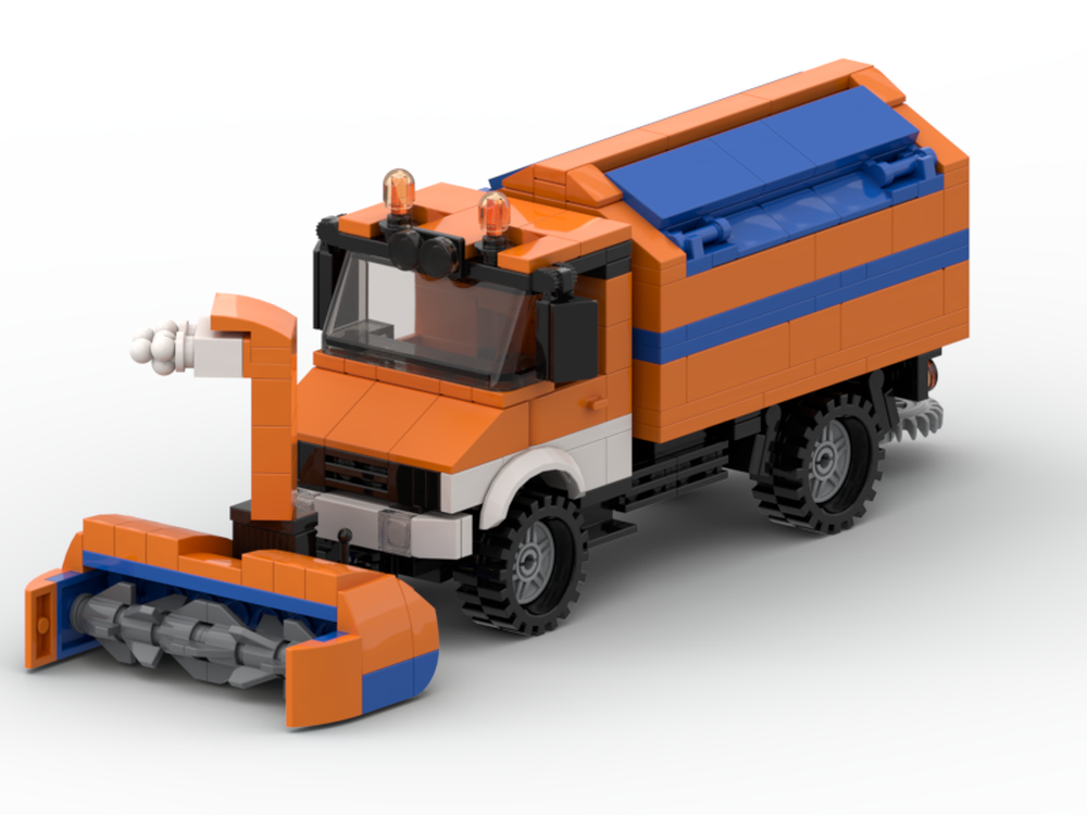 LEGO MOC Unimog Winter Equipment by ole.828 | Rebrickable - Build with LEGO