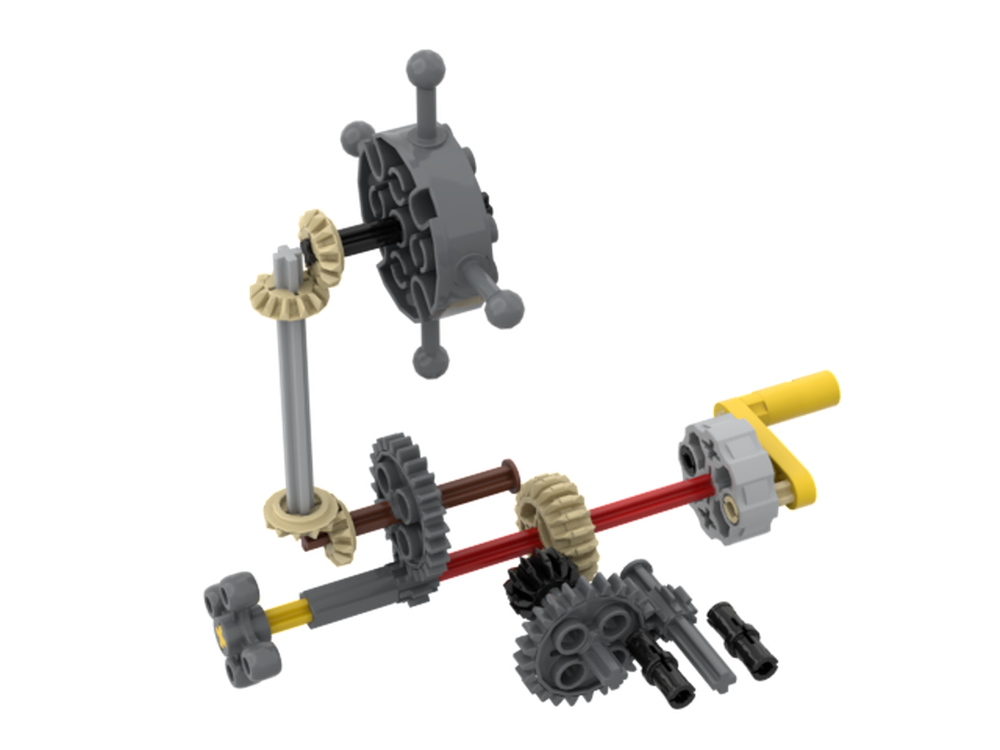 Lego Moc Remix Sams Pinwheel Gbc Starter Module With Shared Power By