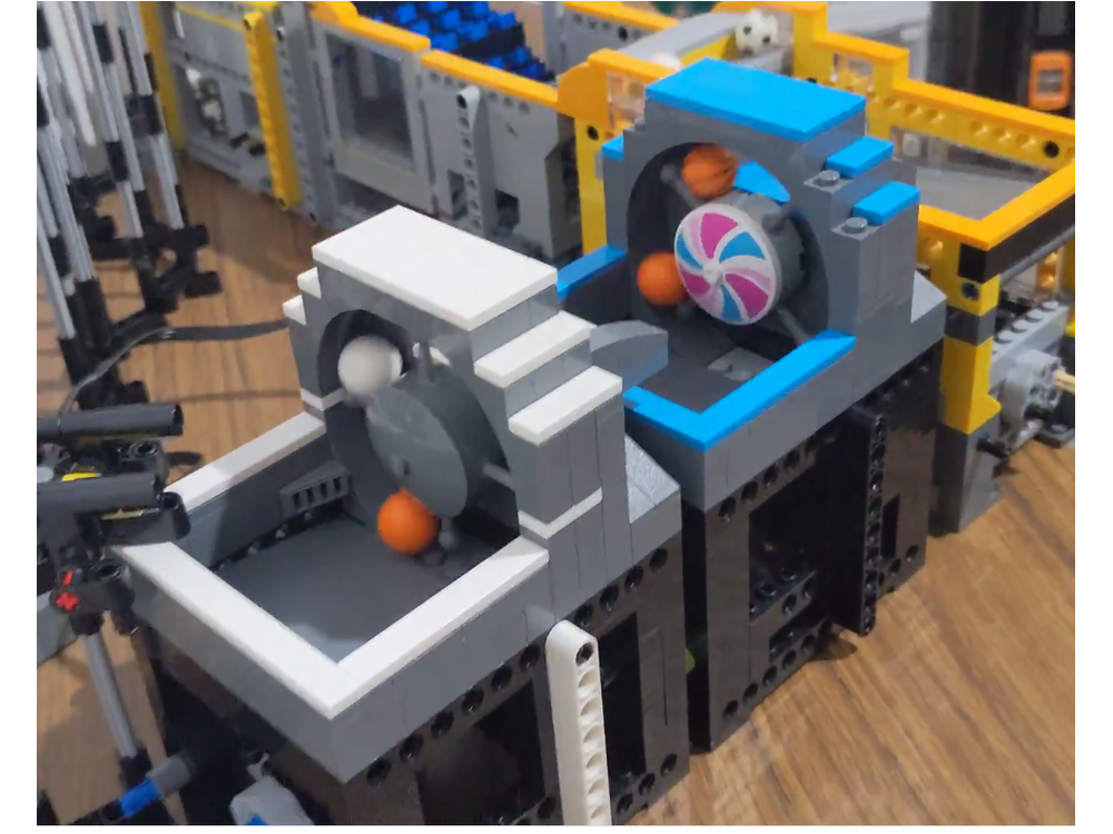 Lego Moc Remix Sams Pinwheel Gbc Starter Module With Shared Power By