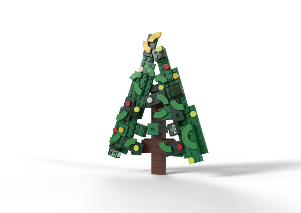 LEGO MOC-167056 The DOTS Christmas Tree by Vospi and Fantazerka ...