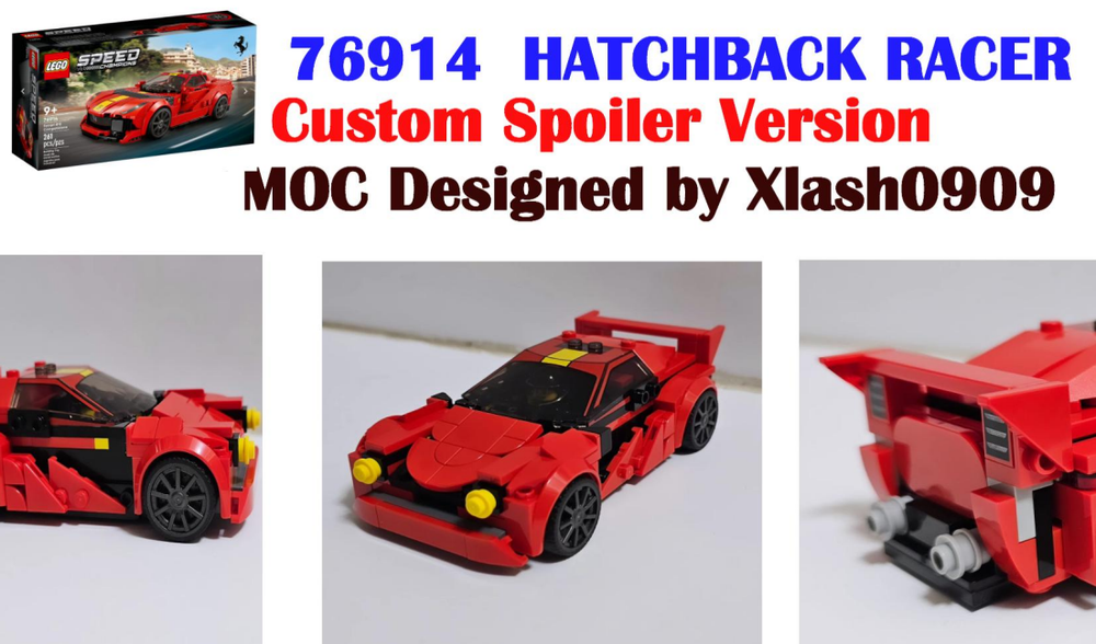 LEGO MOC 76914 HATCHBACK RACER CUSTOM SPOILER version by xlash0909 ...