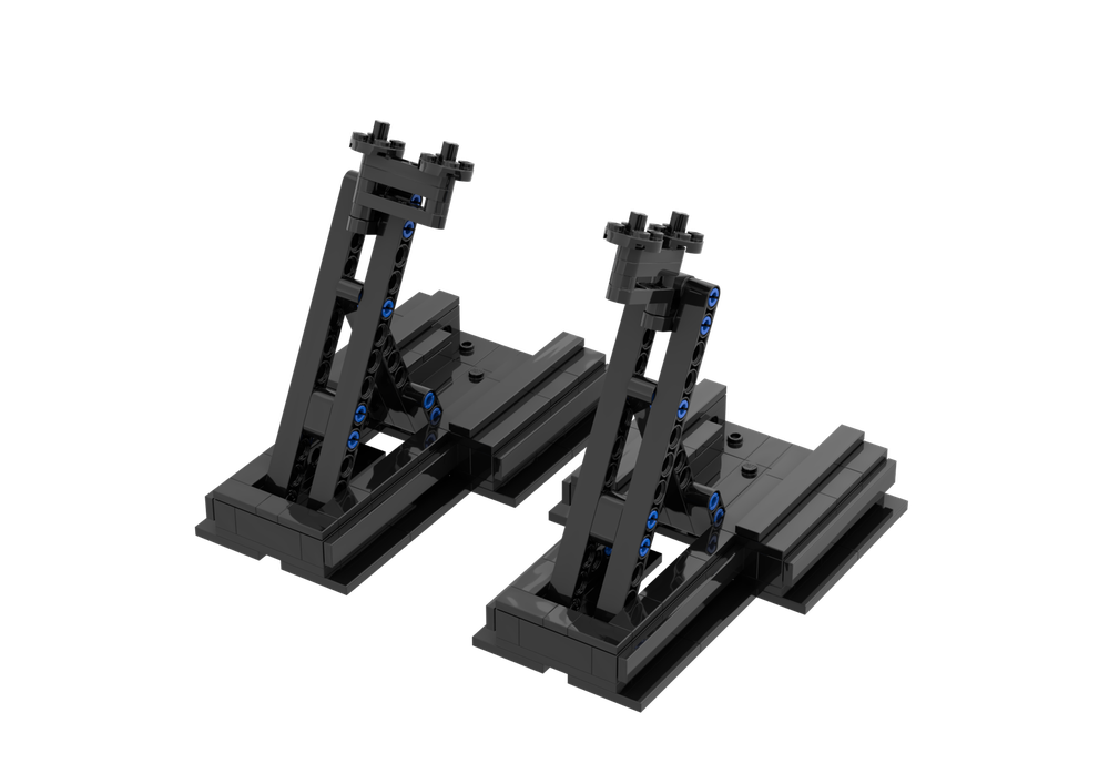 Lego Moc Starfighter Stand And Airplane Stand By Brickmocman