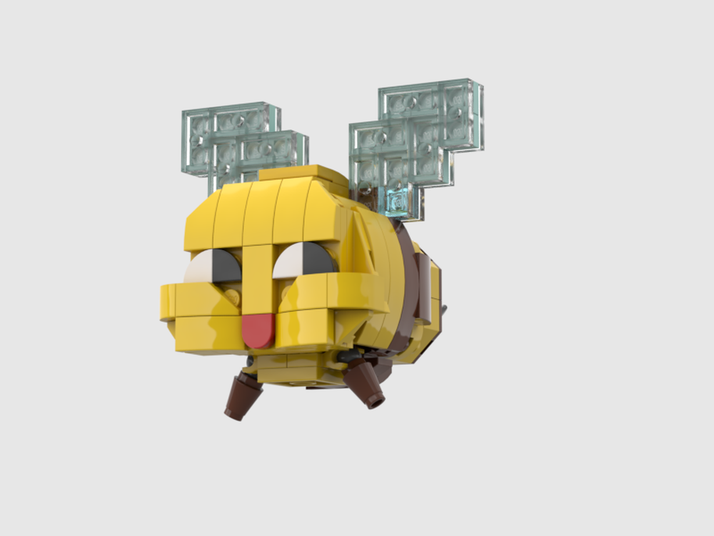 LEGO MOC Happy Bee by rhksdn1016 | Rebrickable - Build with LEGO