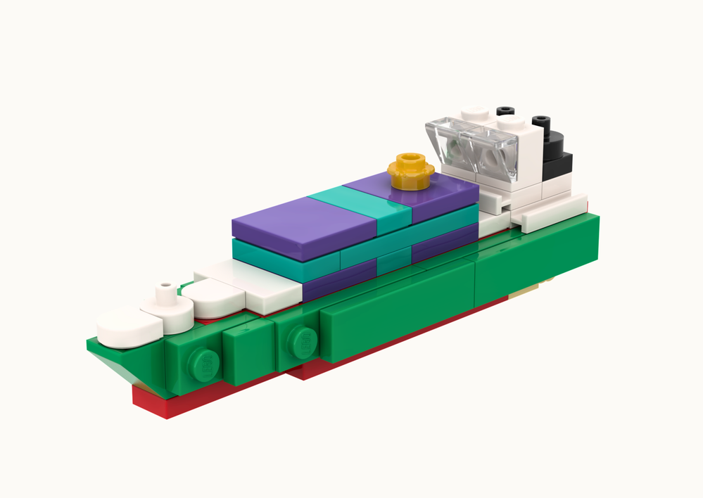 LEGO MOC Christmas Cargo Ship - Advent Calendar Day 16 by The Bobby ...