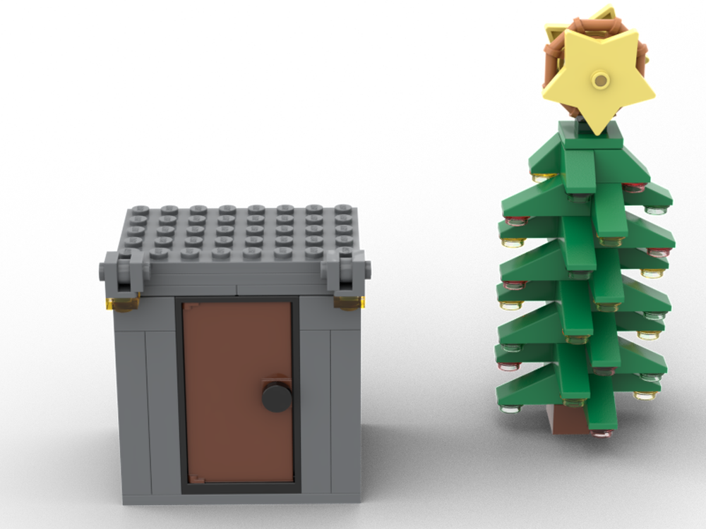 LEGO MOC Christmas Tree by Kid Stripes | Rebrickable - Build with LEGO