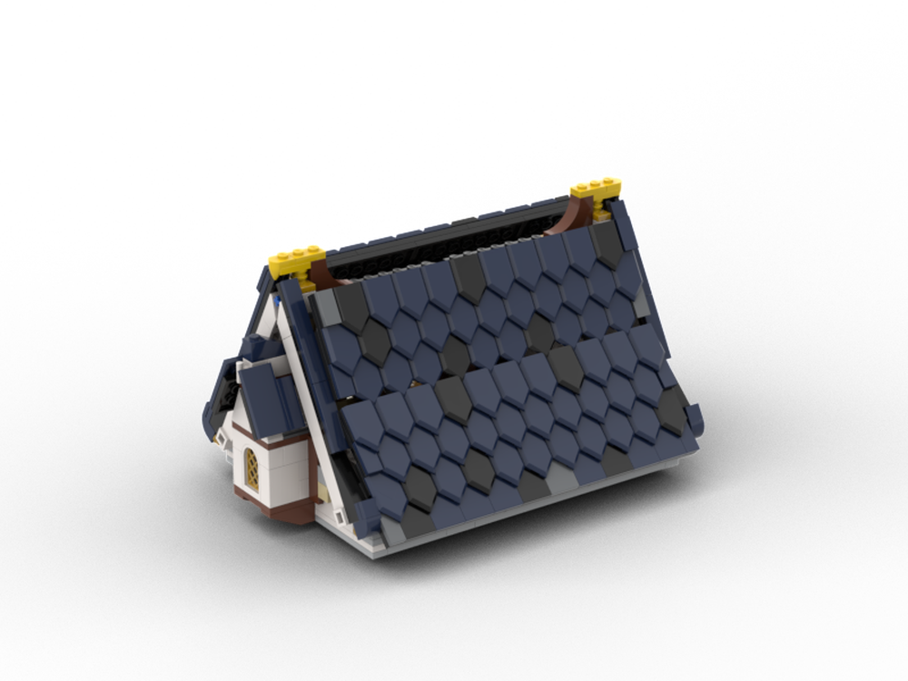 LEGO MOC Medieval House Roof by brickbicycle | Rebrickable - Build with ...