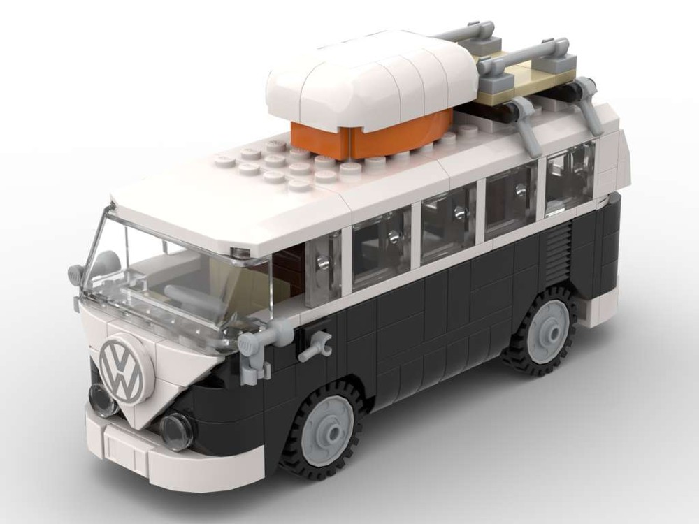 Lego Moc Volkswagen Bus T1 Set Of Six Colors By Ibrickeditup