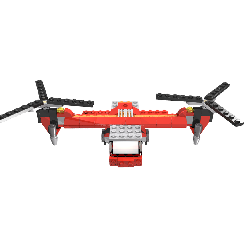 LEGO MOC 31003 Osprey VTOL by Berth | Rebrickable - Build with LEGO