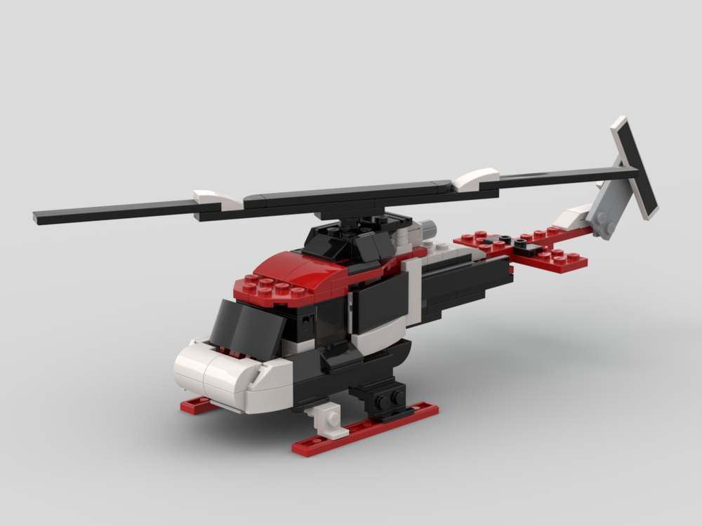LEGO MOC 76896 - Bell UH-1 by KlintIsztvud | Rebrickable - Build with LEGO