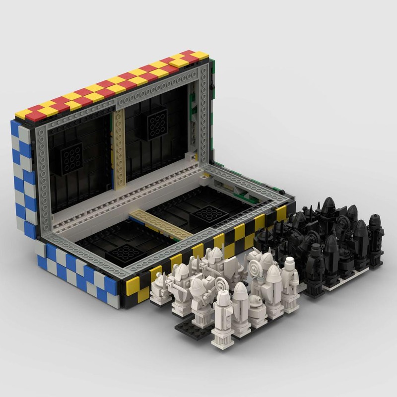 LEGO MOC Wizard Chess Board 3rd Edition Stand Mode with or without ...