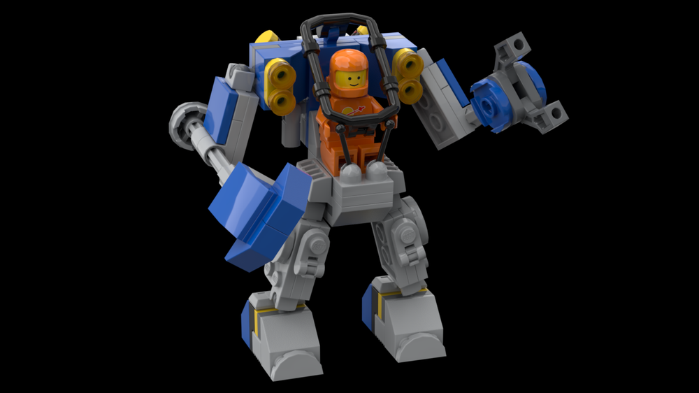 LEGO MOC Classic Space Reimagined: Construction Mech 60428 by watson ...