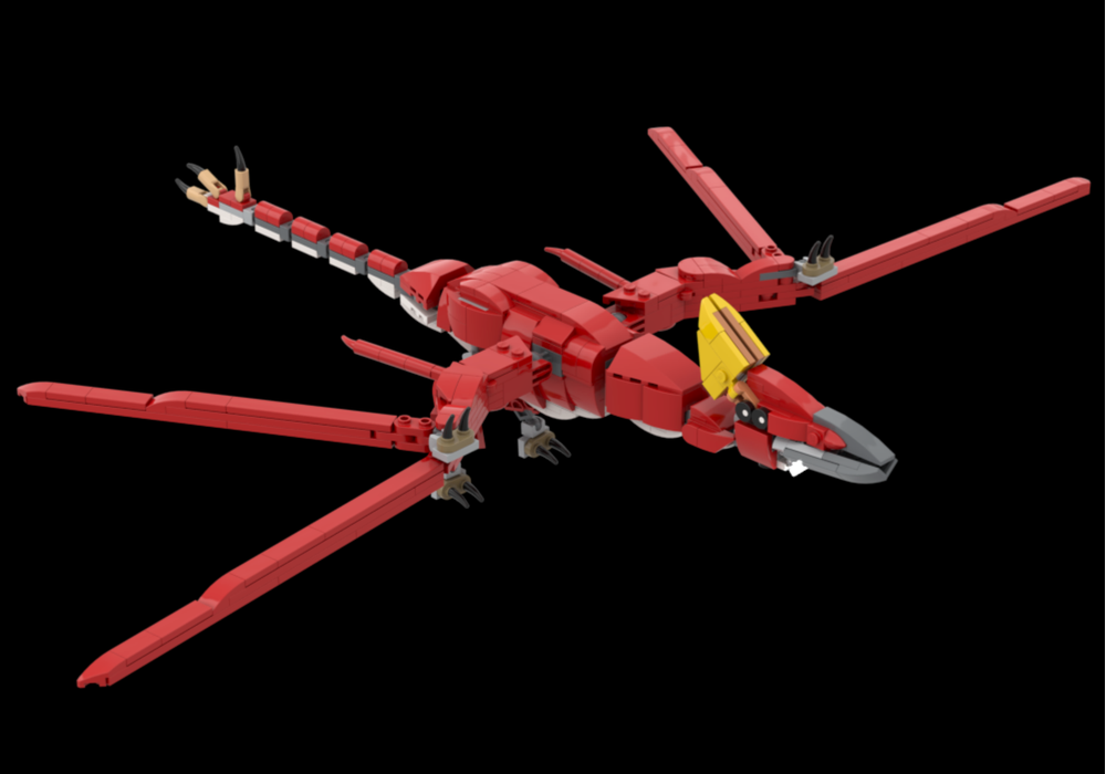 LEGO MOC Giant Lightwing (Photopteryx luminens) by OrchardBuilds | Rebrickable - Build with LEGO