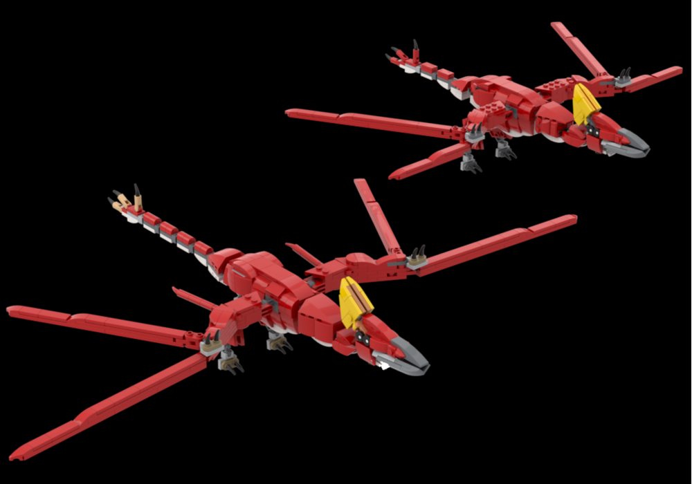 LEGO MOC Giant Lightwing (Photopteryx luminens) by OrchardBuilds | Rebrickable - Build with LEGO