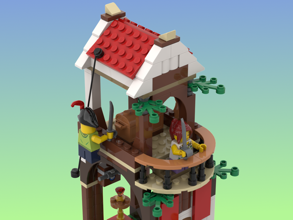 Lego Moc 31078 Stronghold By Pocmoc Rebrickable Build With Lego