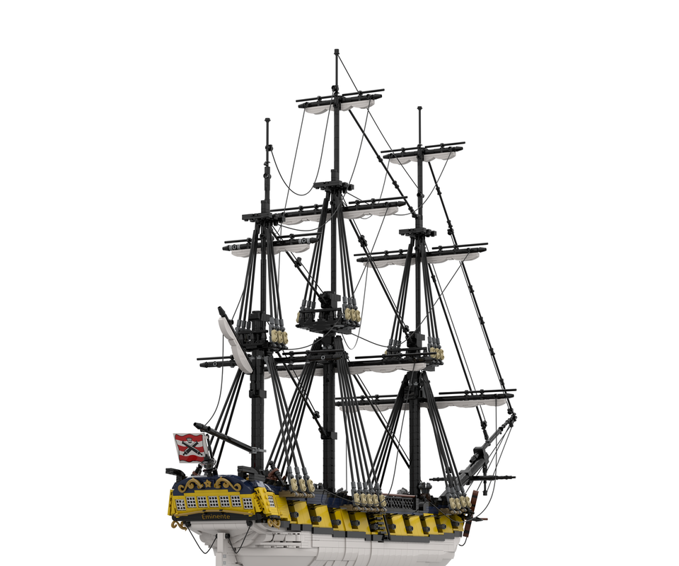 LEGO MOC HMS Eminente by boeing_787_8_dreamliner | Rebrickable - Build ...