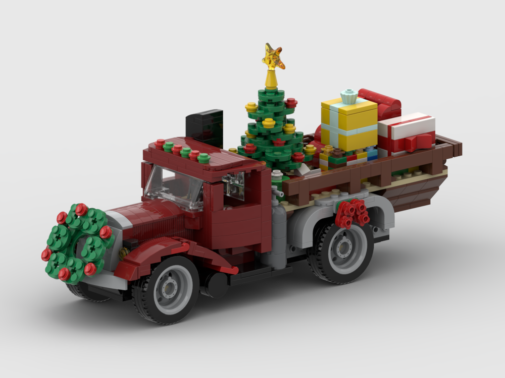 LEGO MOC Christmas truck by gabizon | Rebrickable - Build with LEGO