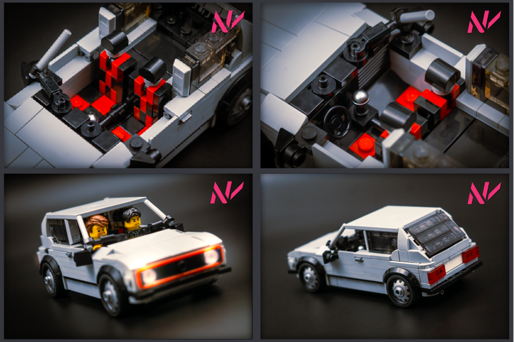 Lego Moc Volkswagen Golf Gti Mk1 By Nv Carmocs Rebrickable Build