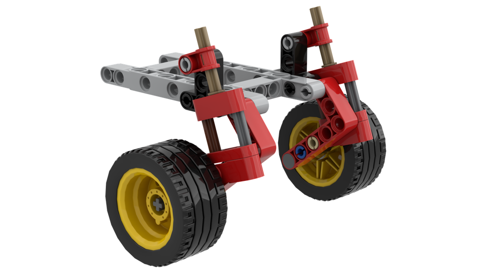 LEGO MOC Simple Trailing Arm Suspension (Custom Springs) by 2in1 ...