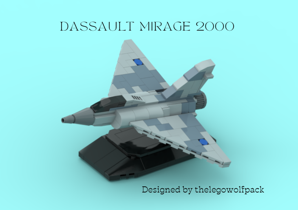 LEGO MOC-167178 Mirage 2000 by thelegowolfpack | Rebrickable - Build ...