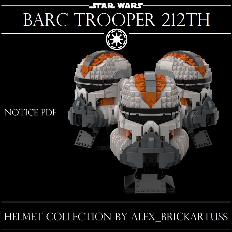 LEGO MOC Helmet Barc trooper 212 th by Alex_BricKartuss | Rebrickable - Build with LEGO
