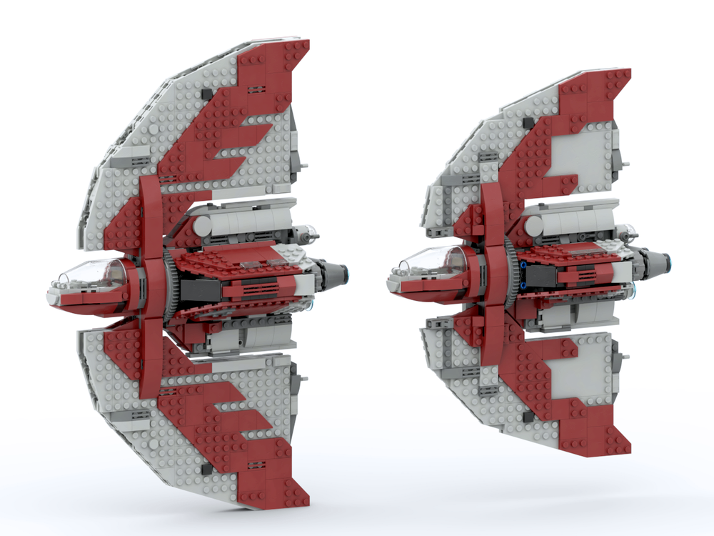 Lego Moc Ahsokas T 6 Shuttle Mod By Quarries Workshop Rebrickable