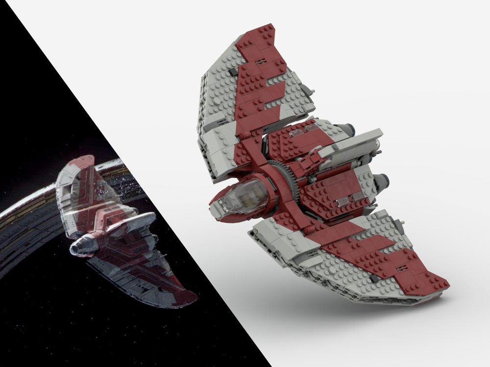 Lego Moc Ahsokas T 6 Shuttle Mod By Quarries Workshop Rebrickable