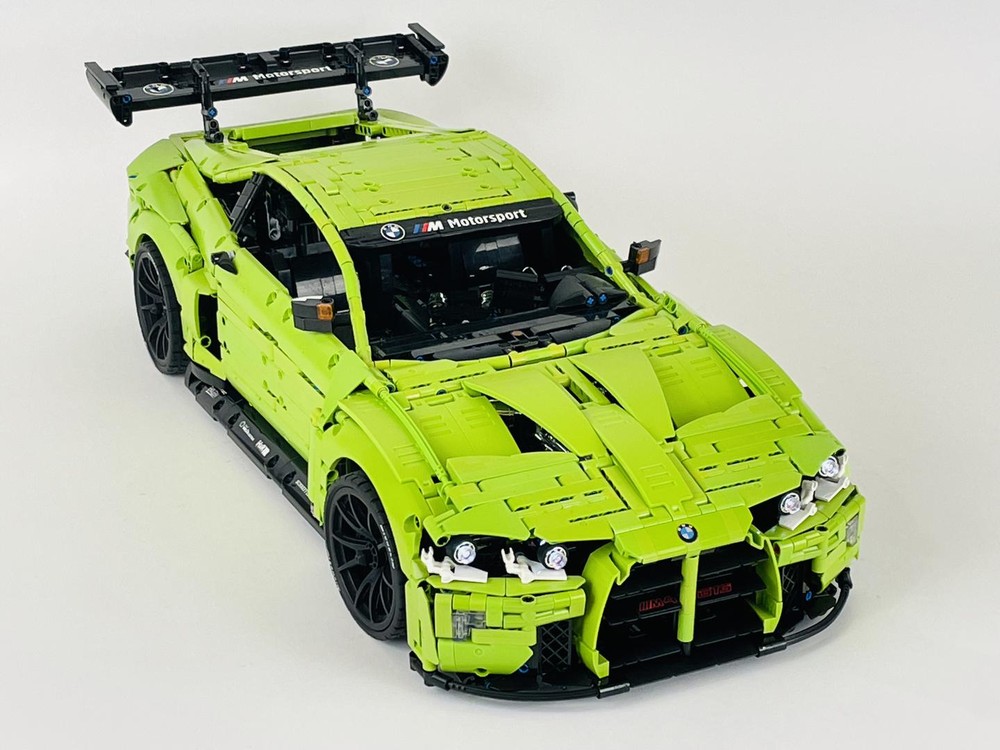 LEGO MOC BMW M4 GT3 - LIME VERSION by Loxlego | Rebrickable - Build ...