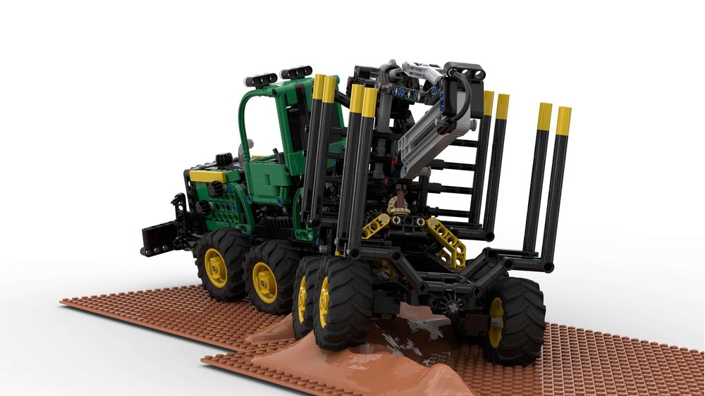 LEGO MOC Forwarder John Deere 1210e by Freizeitopfer | Rebrickable ...