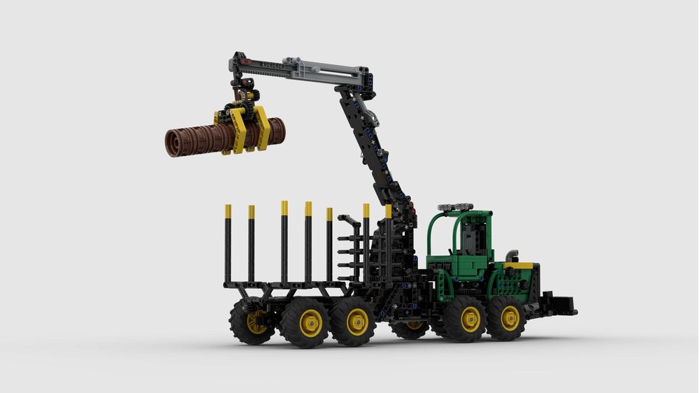 LEGO MOC Forwarder John Deere 1210e by Freizeitopfer | Rebrickable ...