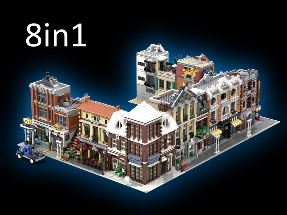 LEGO MOC 8in1 Modular Alternative Builds 2023 by PL MOCs | Rebrickable ...