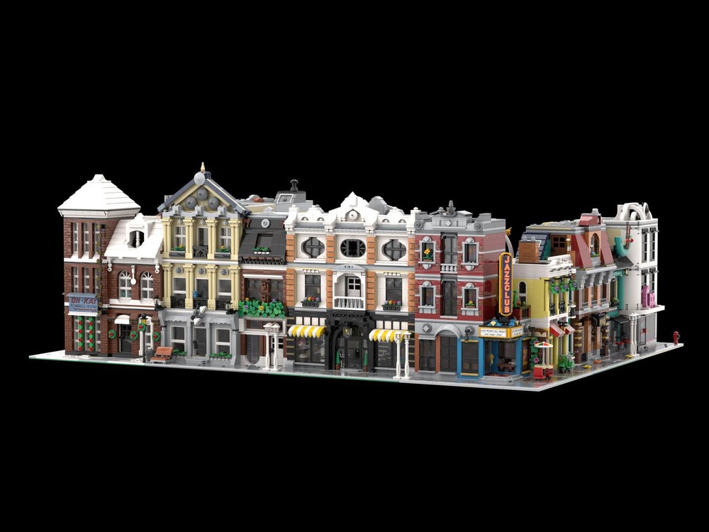 Lego Moc 8in1 Modular Alternative Builds 2023 By Pl Mocs Rebrickable