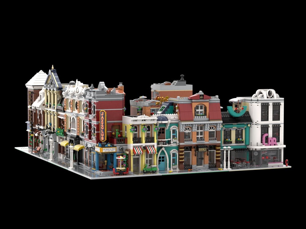 Lego Moc 8in1 Modular Alternative Builds 2023 By Pl Mocs Rebrickable