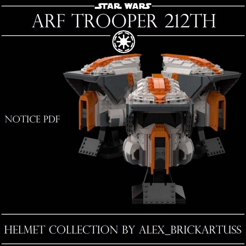 LEGO MOC Helmet Arf trooper 212 th by Alex_BricKartuss | Rebrickable ...