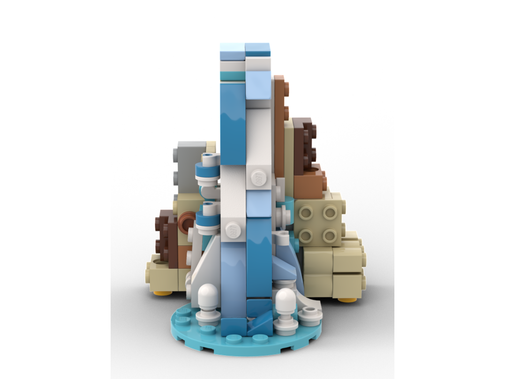 LEGO MOC 31137 Wild Boar at Waterfall by zengogobrick | Rebrickable ...