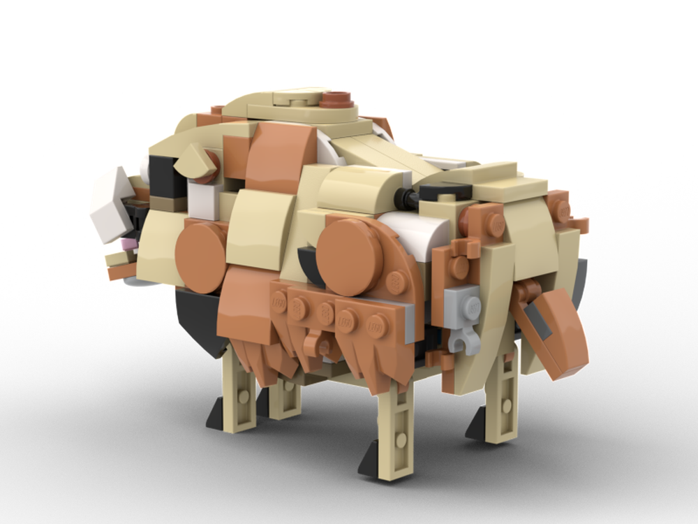 LEGO MOC 31137 Wild Boar at Waterfall by zengogobrick | Rebrickable ...