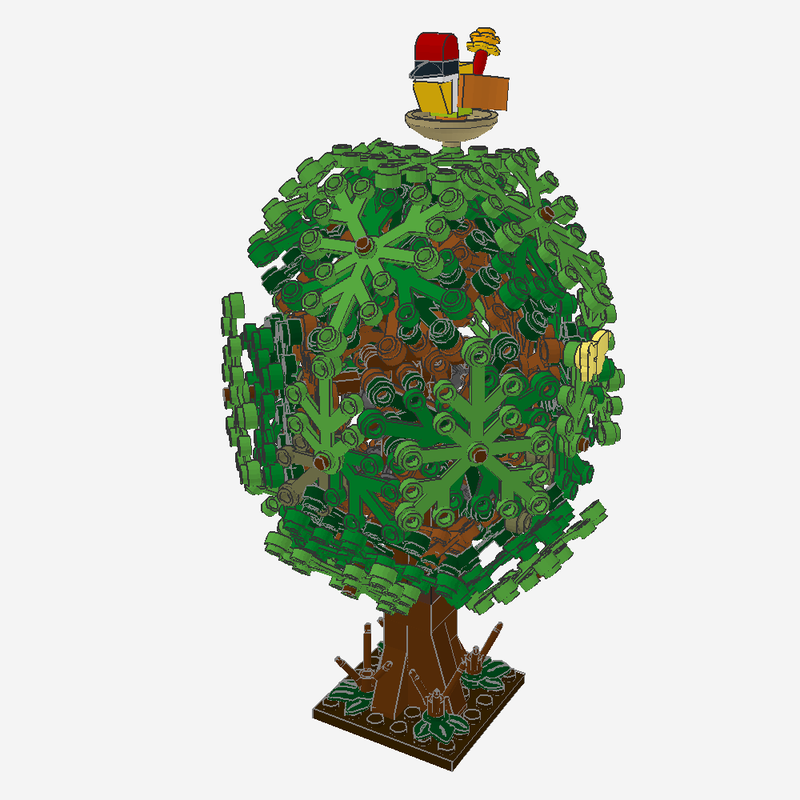 LEGO MOC Tree by Antarctica | Rebrickable - Build with LEGO