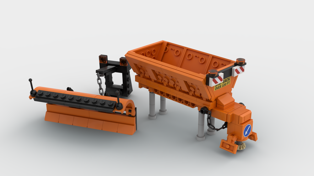 LEGO MOC Snow Plow and Salt Spreader by owstin | Rebrickable - Build ...