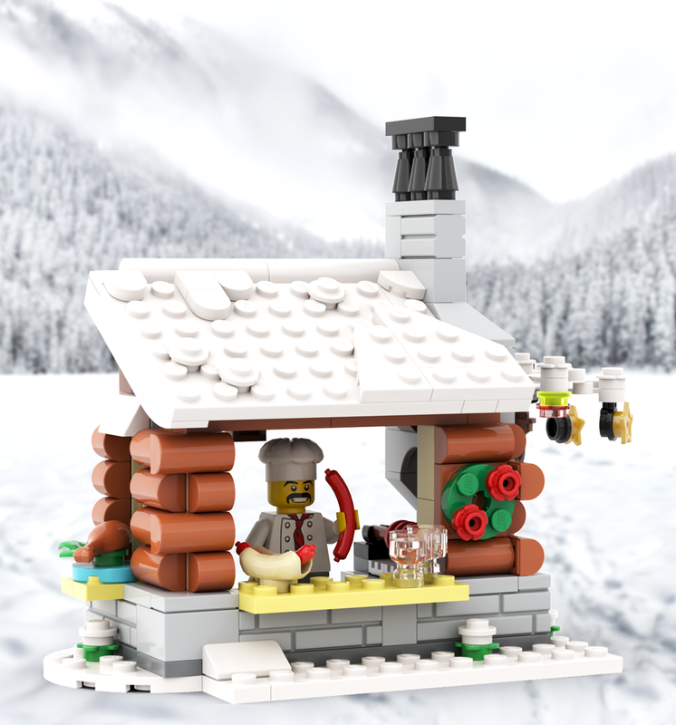 LEGO MOC Alpine Market - Food Stand by JD Bricks | Rebrickable - Build ...