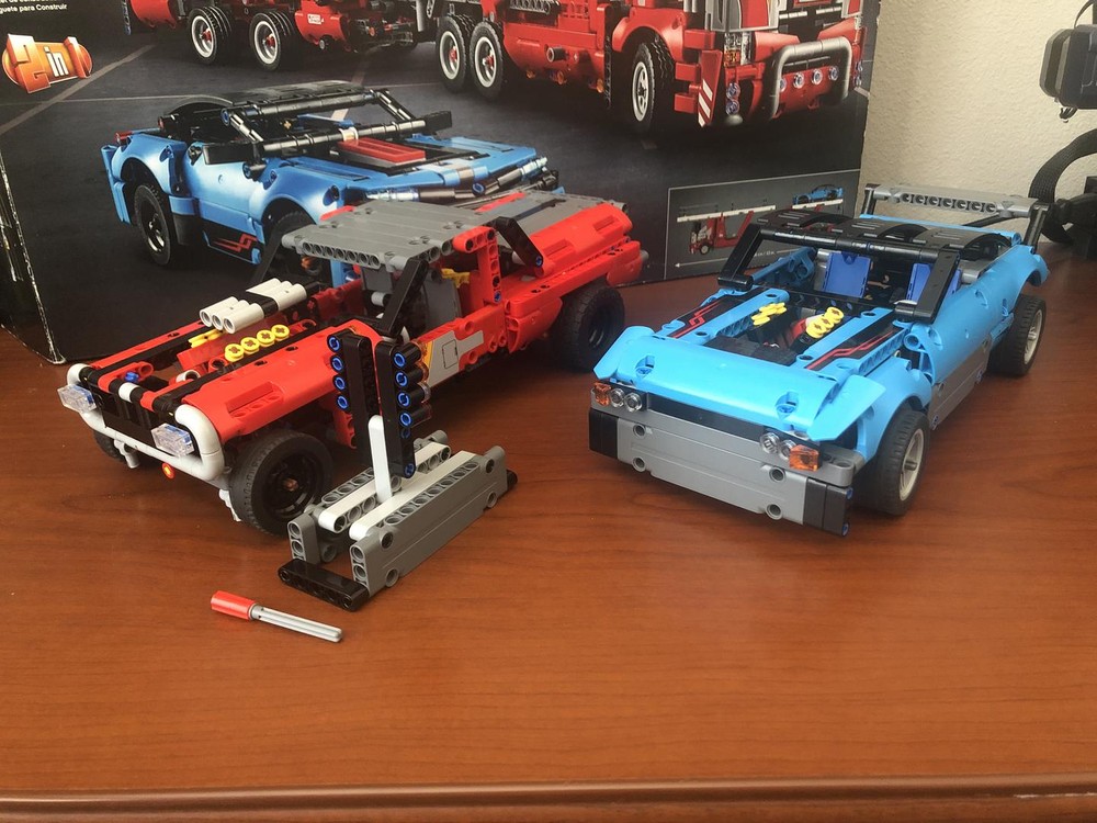 LEGO MOC 42098: Drag Race by MattBuildz | Rebrickable - Build with LEGO