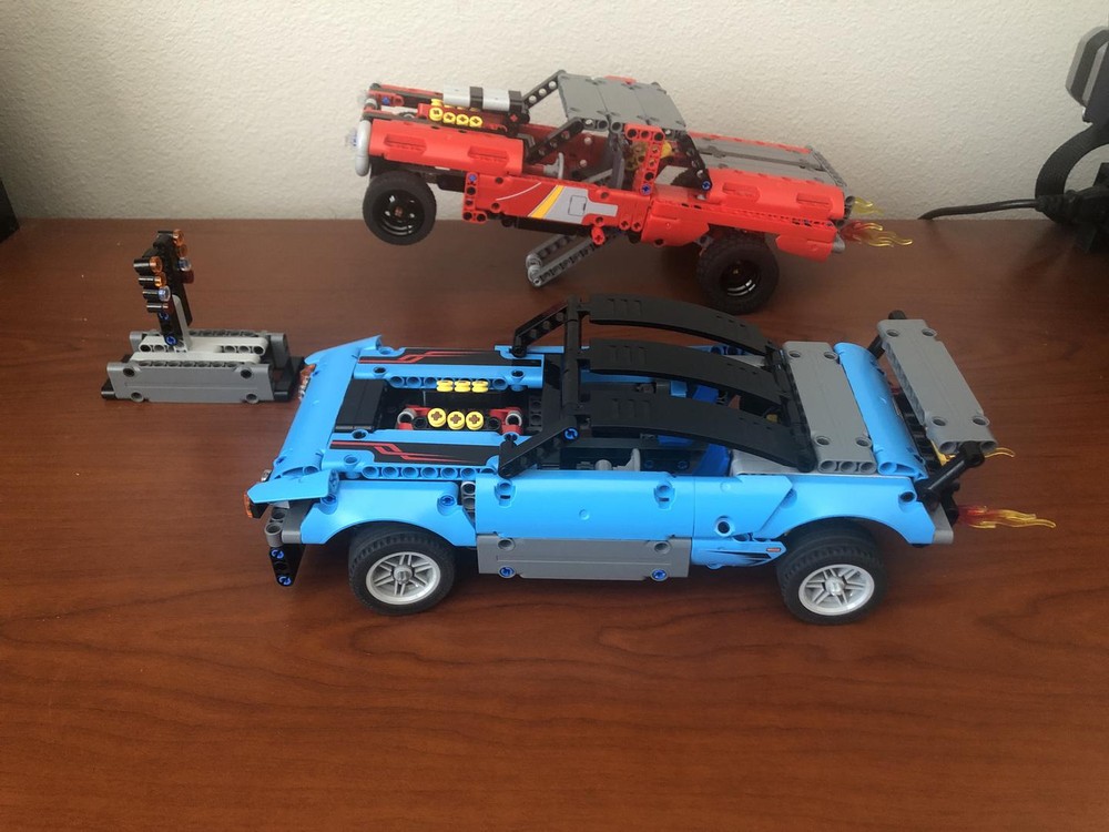 Lego Moc 42098 Drag Race By Mattbuildz Rebrickable Build With Lego