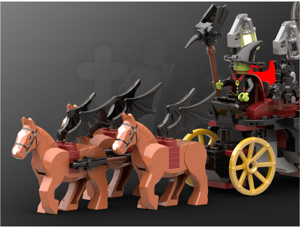 Lego Moc 40603 Batlords Carriage A Fright Knights Mod By The