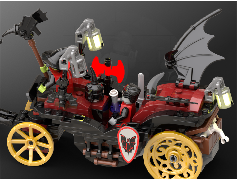 Lego Moc 40603 Batlords Carriage A Fright Knights Mod By The