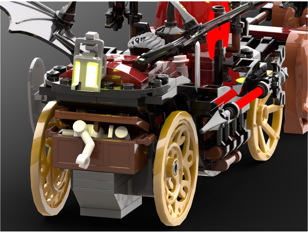 Lego Moc 40603 Batlords Carriage A Fright Knights Mod By The