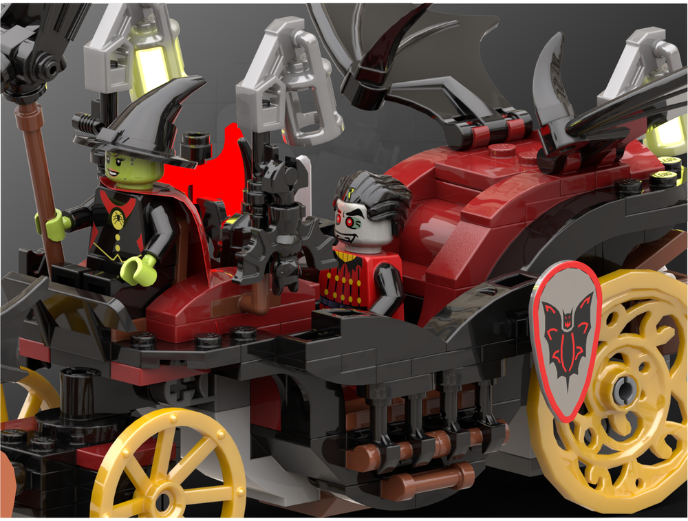 LEGO MOC 40603 - Batlords Carriage - A Fright Knights Mod by the ...